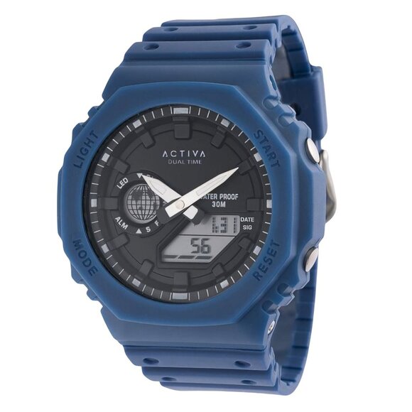 Activa | Accessories | Activa Blue Digital Analog Waterproof 3m Dual ...